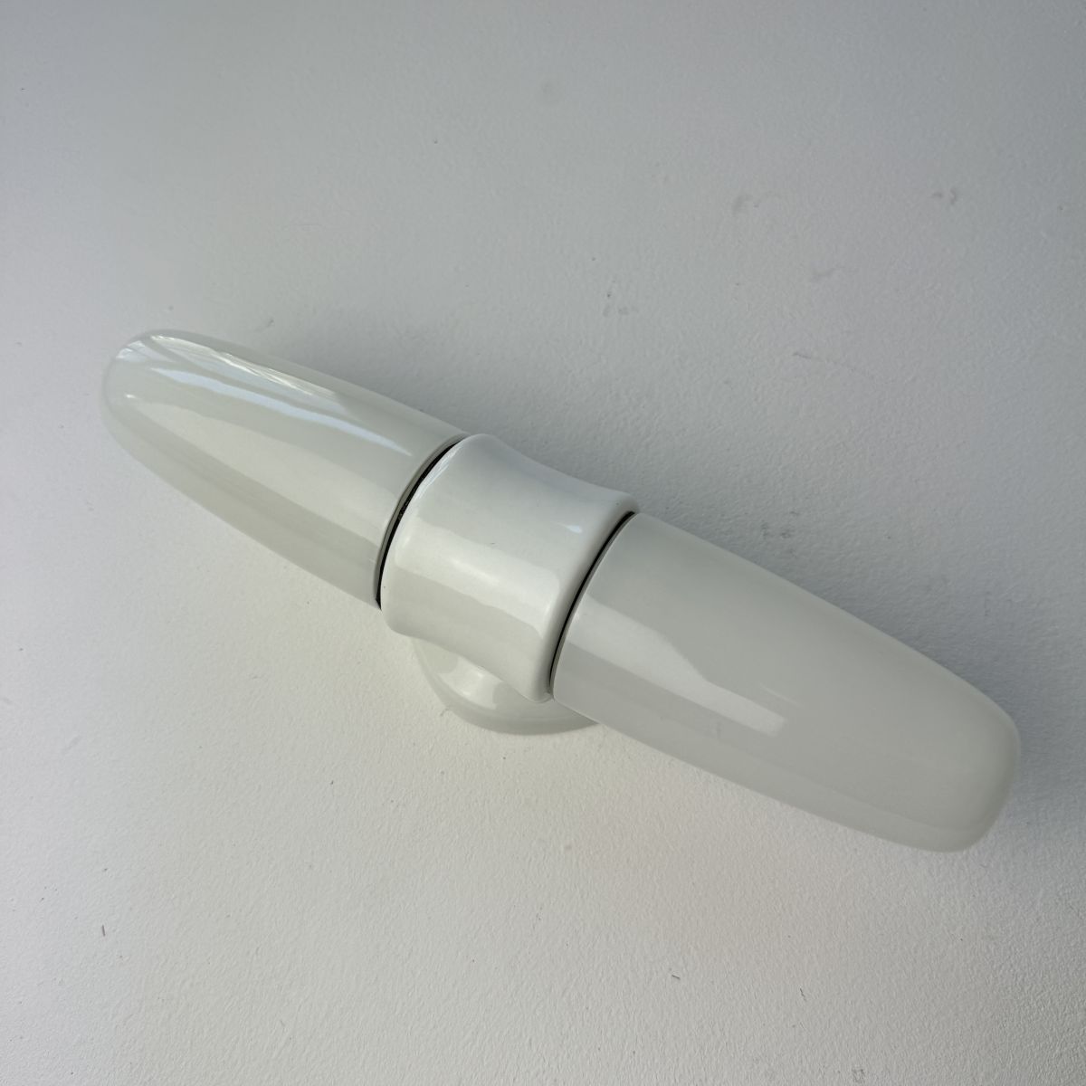 ANCIENNE PETITE APPLIQUE OPALINE & CERAMIQUE VINTAGE – Luckyfind