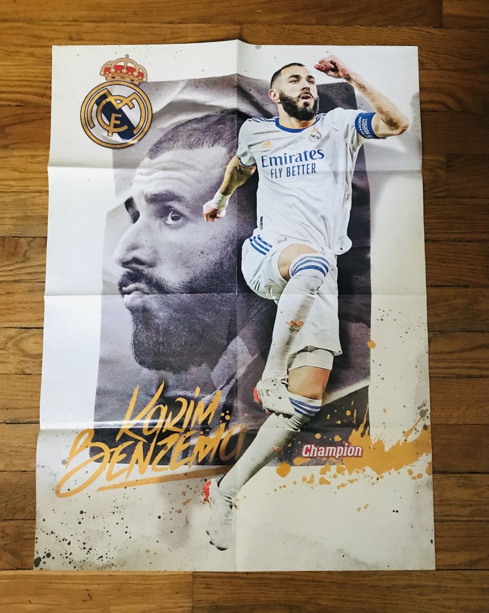 Poster Benzema Réal de Madrid – Luckyfind