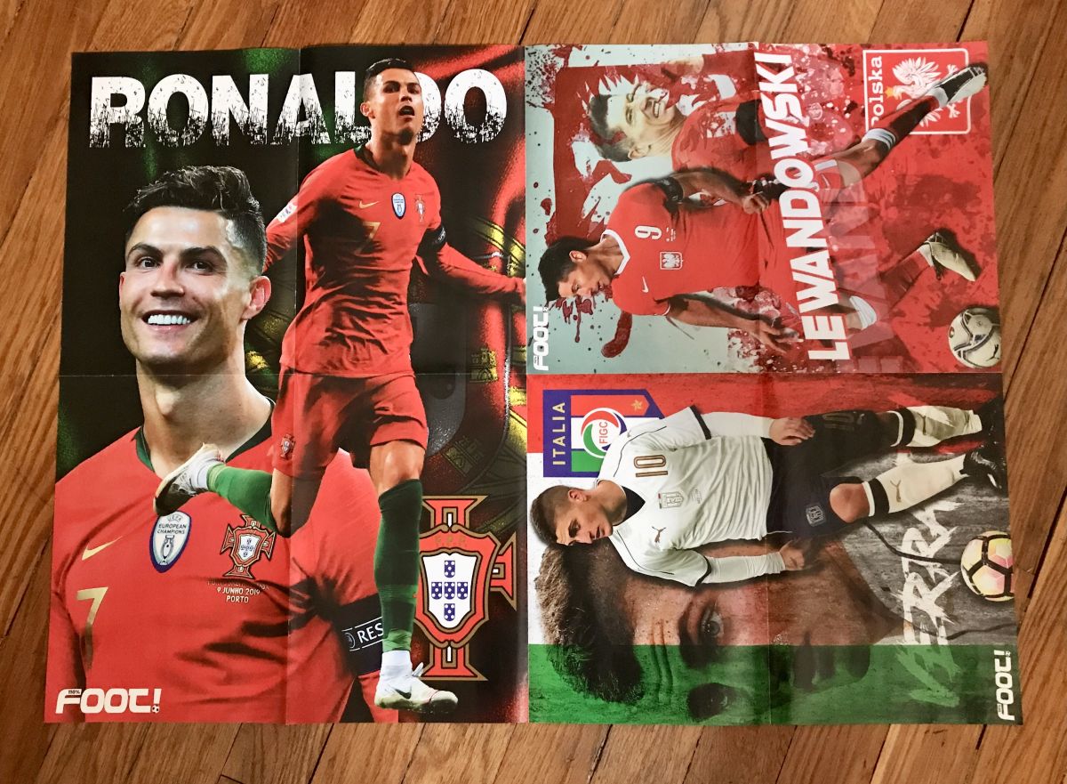 Poster équipes nationales Ronaldo Verratti Lewandowski Mbapp – Luckyfind